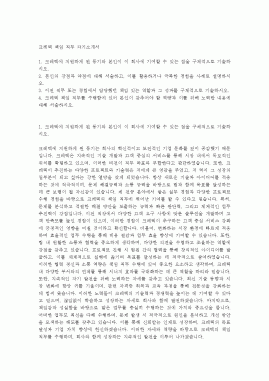 크레텍 책임 직무 자기소개서-1페이지