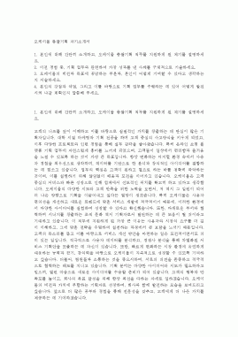 오케이몰 총괄기획 자기소개서-1페이지