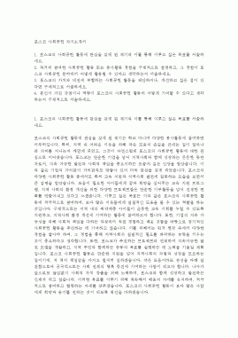 포스코 사회공헌 자기소개서-1페이지