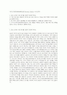 에이스아메리칸화재해상보험 Business Analyst 자기소개서-1페이지