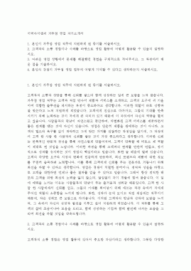 이덕아이앤씨 가두점 영업 자기소개서-1페이지