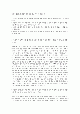 현대엠엔소프트 자율주행용 HD Map 개발 자기소개서-1페이지