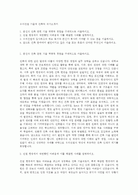 우미건설 기술직 건축직 자기소개서-1페이지