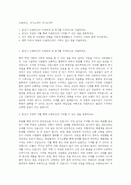 드림라인_ 자기소개서-1페이지