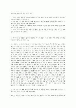 디아이티(DIT) CS 셋업 자기소개서-1페이지