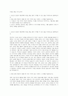 디앤오 홍보 자기소개서-1페이지