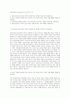 엔씨소프트 Programming 자기소개서 (10)-1페이지