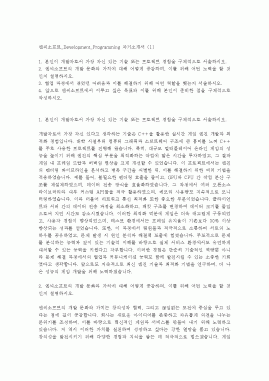 엔씨소프트_Development_Programming 자기소개서 (1)-1페이지