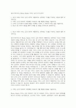 엔아이티서비스_Works Mobile 서비스 운영 자기소개서-1페이지