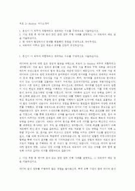 직토 Sr Analyst 자기소개서-1페이지