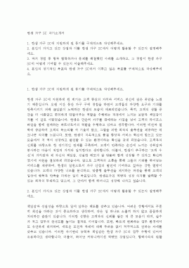한샘 가구 SC 자기소개서-1페이지