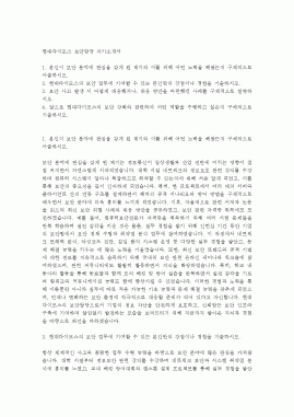 현대다이모스 보안담당 자기소개서-1페이지
