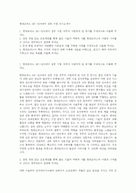 현대모비스 AV-전자제어 검증 시험 자기소개서-1페이지