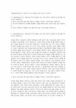 서울관광재단(STO) 계류식가스기구(서울달) 운영 지원 자기소개서-1페이지