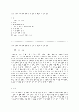 코로나19의 지역사회 영향 법적, 윤리적 책임과 개인적 관점-1페이지
