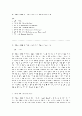 원생생물의 세계를 탐구하는 실험적 접근 관찰과 분석의 여정-1페이지