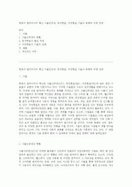현재의 멀티미디어 혁신 사물인터넷, 증강현실, 가상현실 기술의 동향과 미래 전망-1페이지