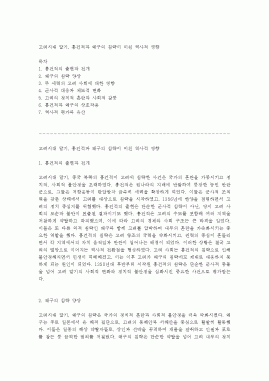 고려시대 말기, 홍건적과 왜구의 침략이 미친 역사적 영향-1페이지