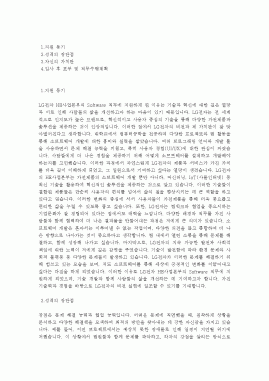LG전자 HE사업본부_Software 직무 BEST 우수 자기소개서 자소서-1페이지