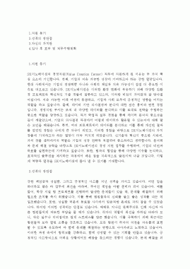 SK이노베이션 경영지원_Value Creation Center 직무 BEST 우수 자기소개서 자소서-1페이지