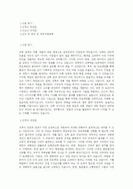 삼부토건_건축(건축 설계 및 상품개발)_BEST 우수 자기소개서-1페이지