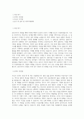 APS BEST 우수 자기소개서 자소서-1페이지