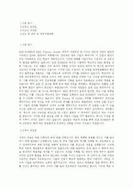ASE KOREA Engineer R&D, Process, System 직무 BEST 우수 자기소개서 자소서-1페이지