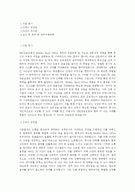 IBK연금보험 (대체투자) Middle,Back-Office 직무 BEST 우수 자기소개서 자소서-1페이지