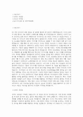 에이피알_3D 영상 디자인_BEST 우수 자기소개서-1페이지