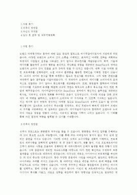에이피알에이전시 BrandTech 직무 BEST 우수 자기소개서 자소서-1페이지