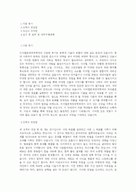 장안대학교 디지털문예창작학과 학업계획서 BEST 우수-1페이지
