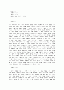 문화방송_라디오PD(시사프로그램)_BEST 우수 자기소개서-1페이지