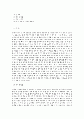 드림씨아이에스 사무보조(CT CTA) 직무 BEST 우수 자기소개서 자소서-1페이지