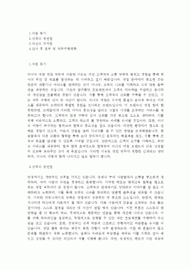 디너의 여왕 영업 직무 BEST 우수 자기소개서 자소서-1페이지