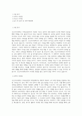 성신여자대학교 기타모집단위 학업계획서 BEST 우수-1페이지