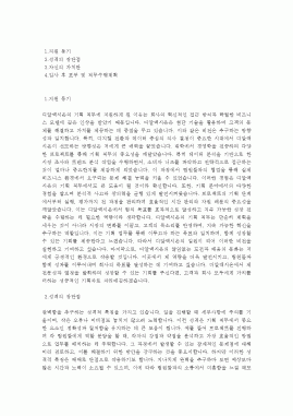 디알액시온 기획 직무 BEST 우수 자기소개서 자소서-1페이지