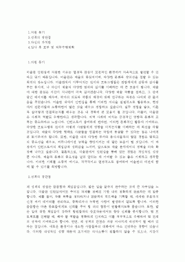 미술관 인턴십 자기소개서 BEST 우수-1페이지