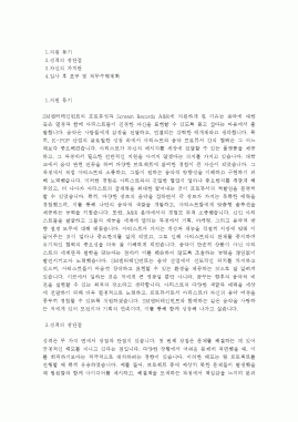 SM엔터테인먼트_프로듀싱_Scream Records A&R_BEST 우수 자기소개서-1페이지