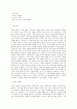 딜로이트컨설팅 ERP팀 프로젝트 직무 BEST 우수 자기소개서 자소서-1페이지