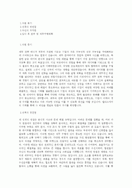 엘리스_재무 전략 매니저 (Finance & Strategy Manager)_BEST 우수 자기소개서-1페이지