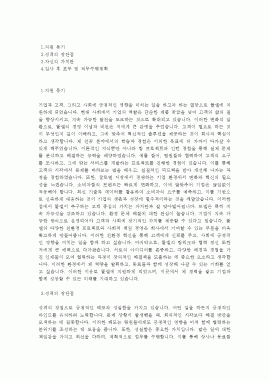 뜨엘 BEST 우수 자기소개서 자소서-1페이지