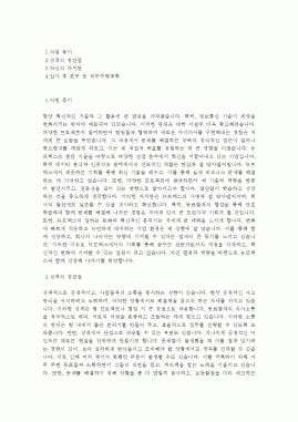 뉴프렉스 BEST 우수 자기소개서 자소서-1페이지