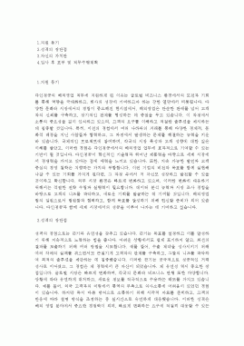 다인정공_해외영업_BEST 우수 자기소개서-1페이지