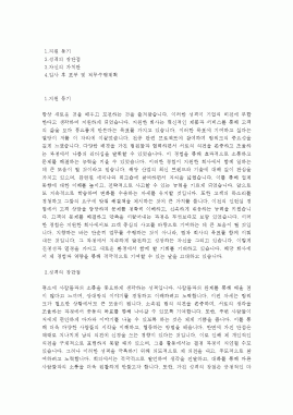취준일기 3주 차_금요일_BEST 우수 자기소개서-1페이지