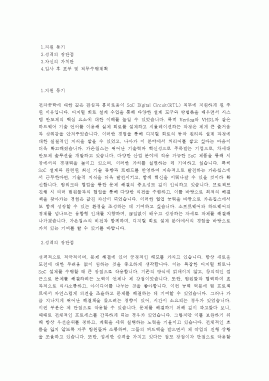 가온칩스 SoC Digital Circuit(RTL) 직무 BEST 우수 자기소개서 자소서-1페이지