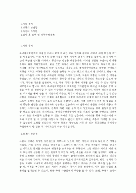 동국대학교 문예창작학전공 학업계획서 BEST 우수-1페이지