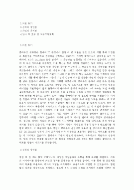 KT DS_Cloud 운영 (Cloud)_BEST 우수 자기소개서-1페이지