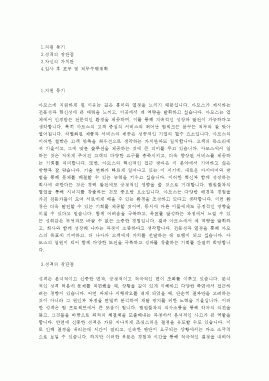 아모스자소서 아모스프로페셔널자소서 BEST 우수 자기소개서-1페이지