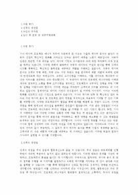 기아_데이터 프로젝트 매니저_BEST 우수 자기소개서-1페이지