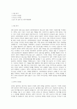 KT&G(경력)_재무_내부회계관리_BEST 우수 자기소개서-1페이지